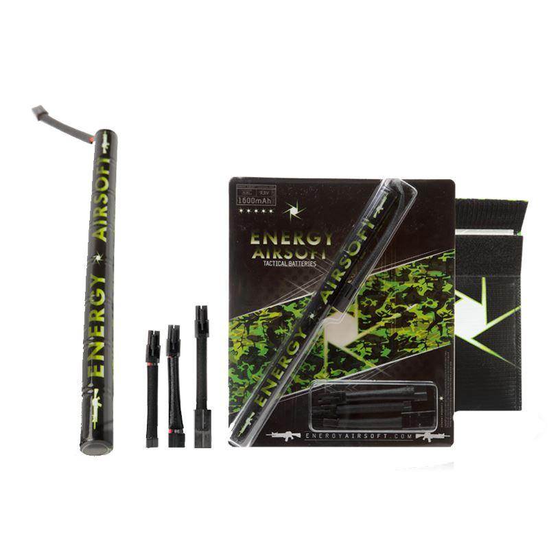 Energy Airsoft NIMH Pack 6 - 9.6V 1600 mAh (8 Cells) From Paintball ...