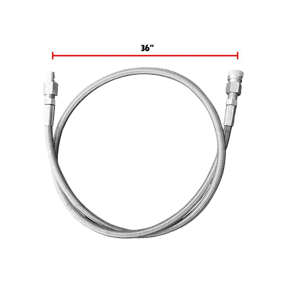 Maddog Paintball Fill Whip Hose Extension - Stainless Steel From ...