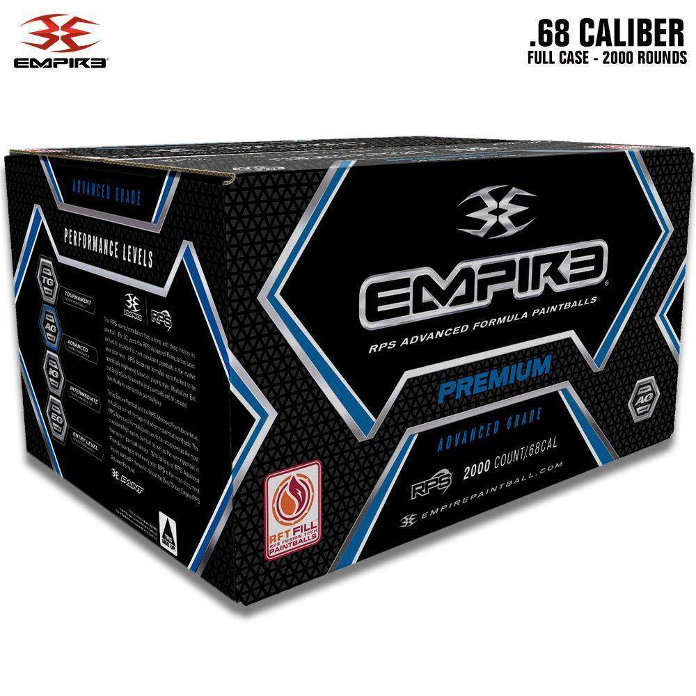 Empire Premium .68 Caliber Paintballs - Ruby/Sapphire Shell / Yellow F ...