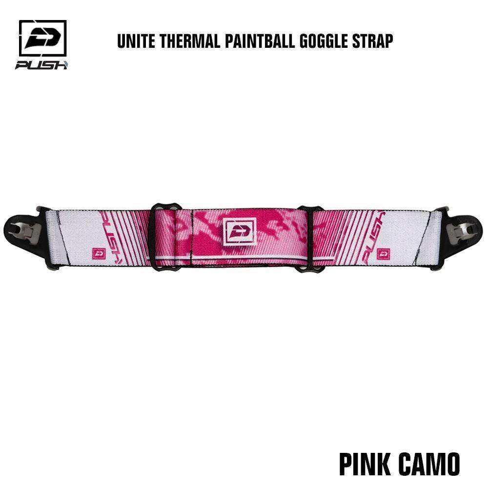 Push Unite Paintball Goggle Mask Strap - Pink Camo – Maddog Sports