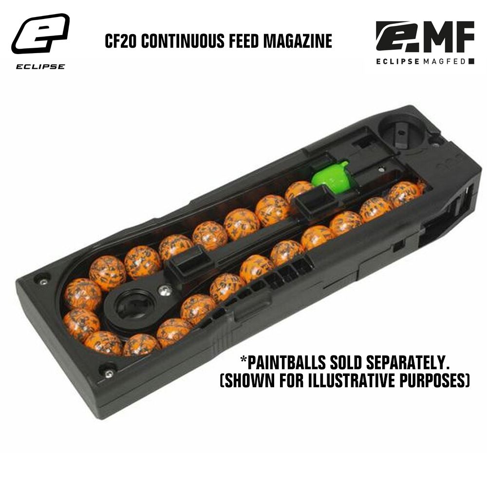 Planet Eclipse CF20 Continuous Feed 20 Round Magazine - Black – Maddog ...