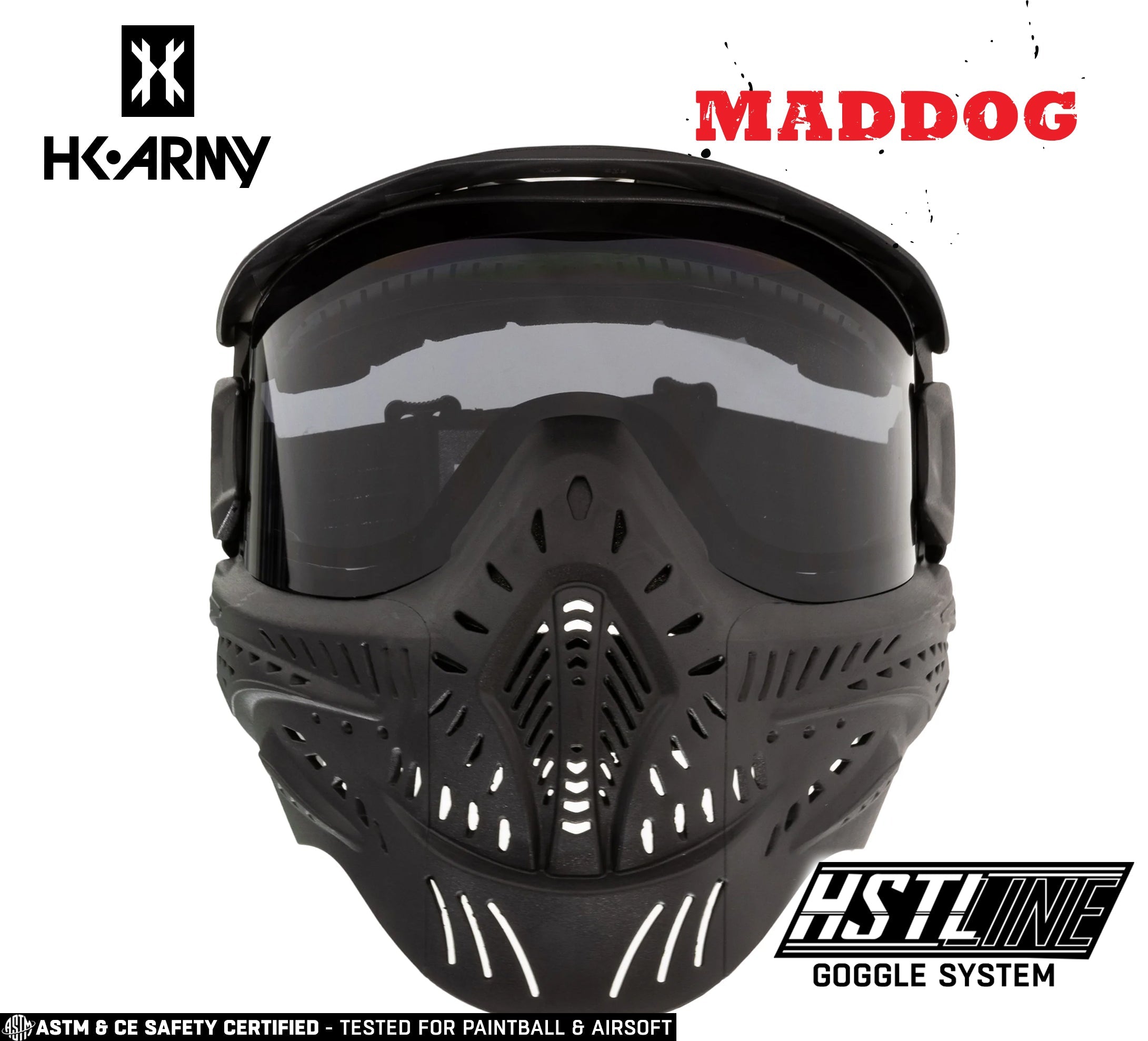 Maddog HK Army HSTL Goggle Paintball Airsoft Mask with Anti Fog Therma ...