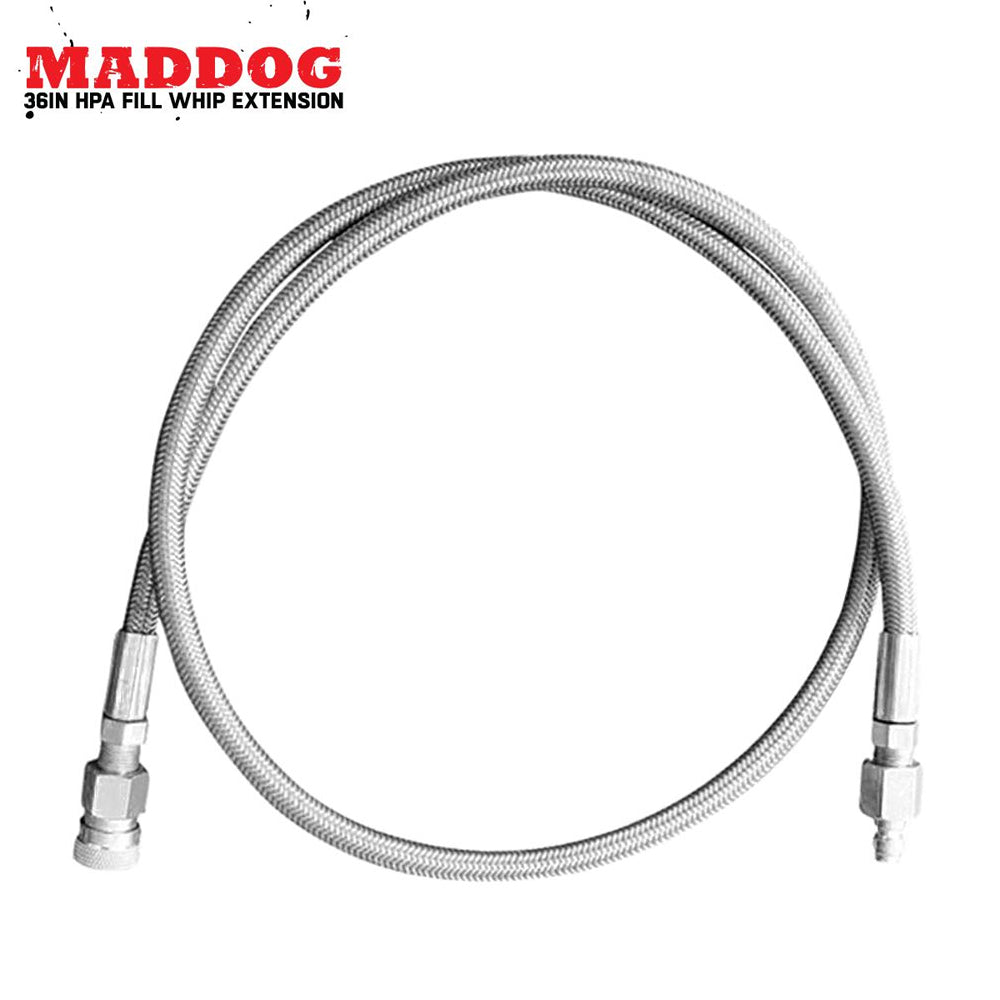 Maddog Paintball Fill Whip Hose Extension - Stainless Steel From ...