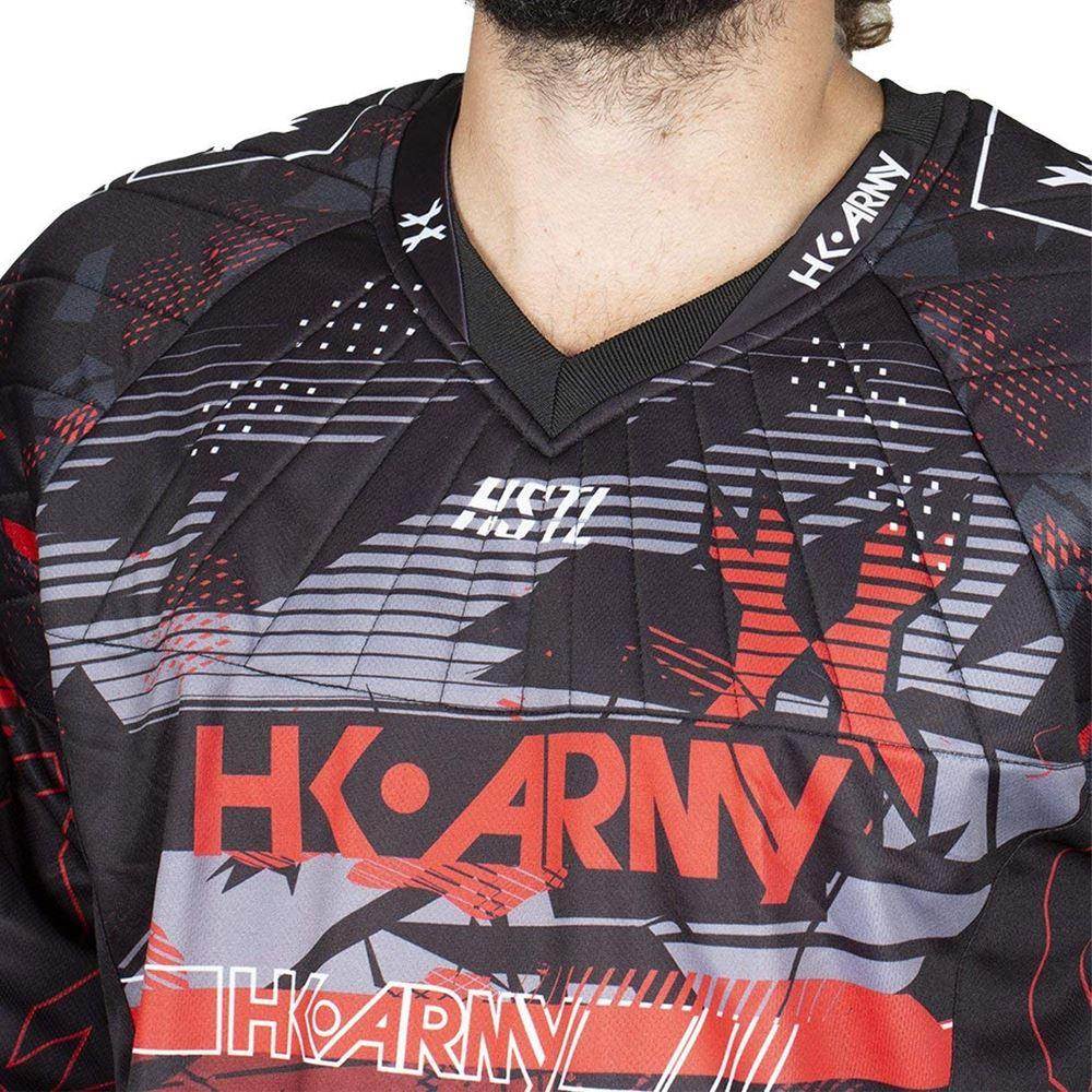 HK Army HSTL Line Padded Paintball Jersey - Lava – Maddog Sports