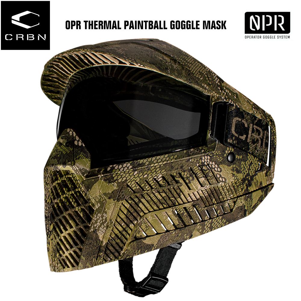 Carbon OPR Operator Thermal Paintball Goggles Mask - Camo – Maddog Sports