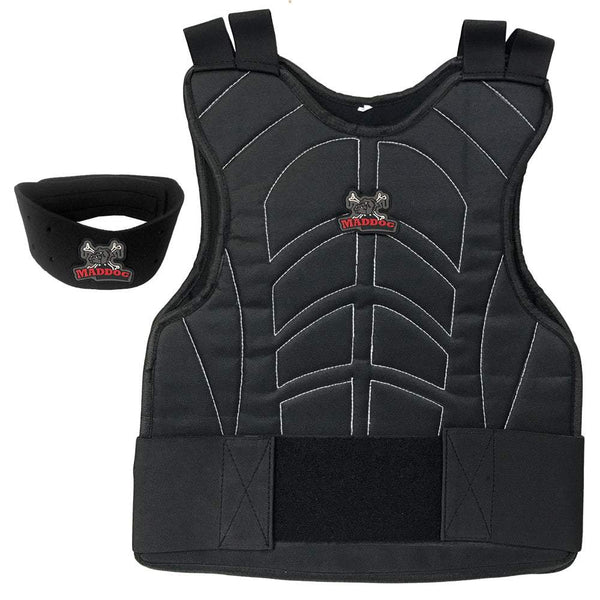Maddog® Padded Chest Protector with Neck Protector Safety Combo - Blac ...